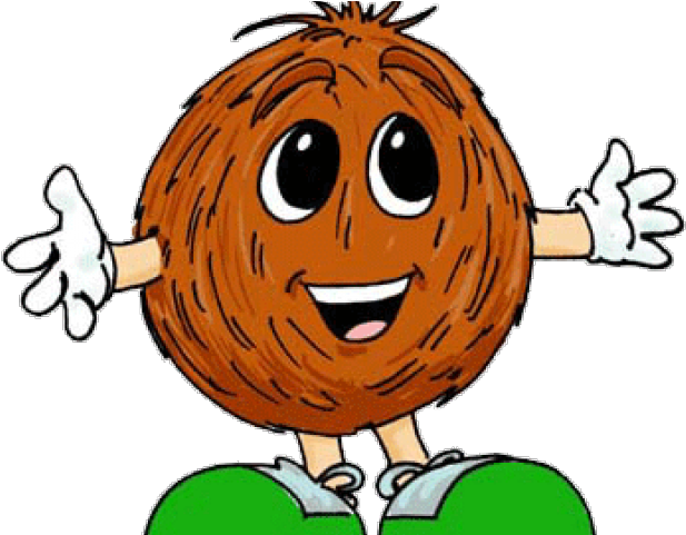 Crazy Clipart - Smiley Coconut - Full Size PNG Clipart Images Download