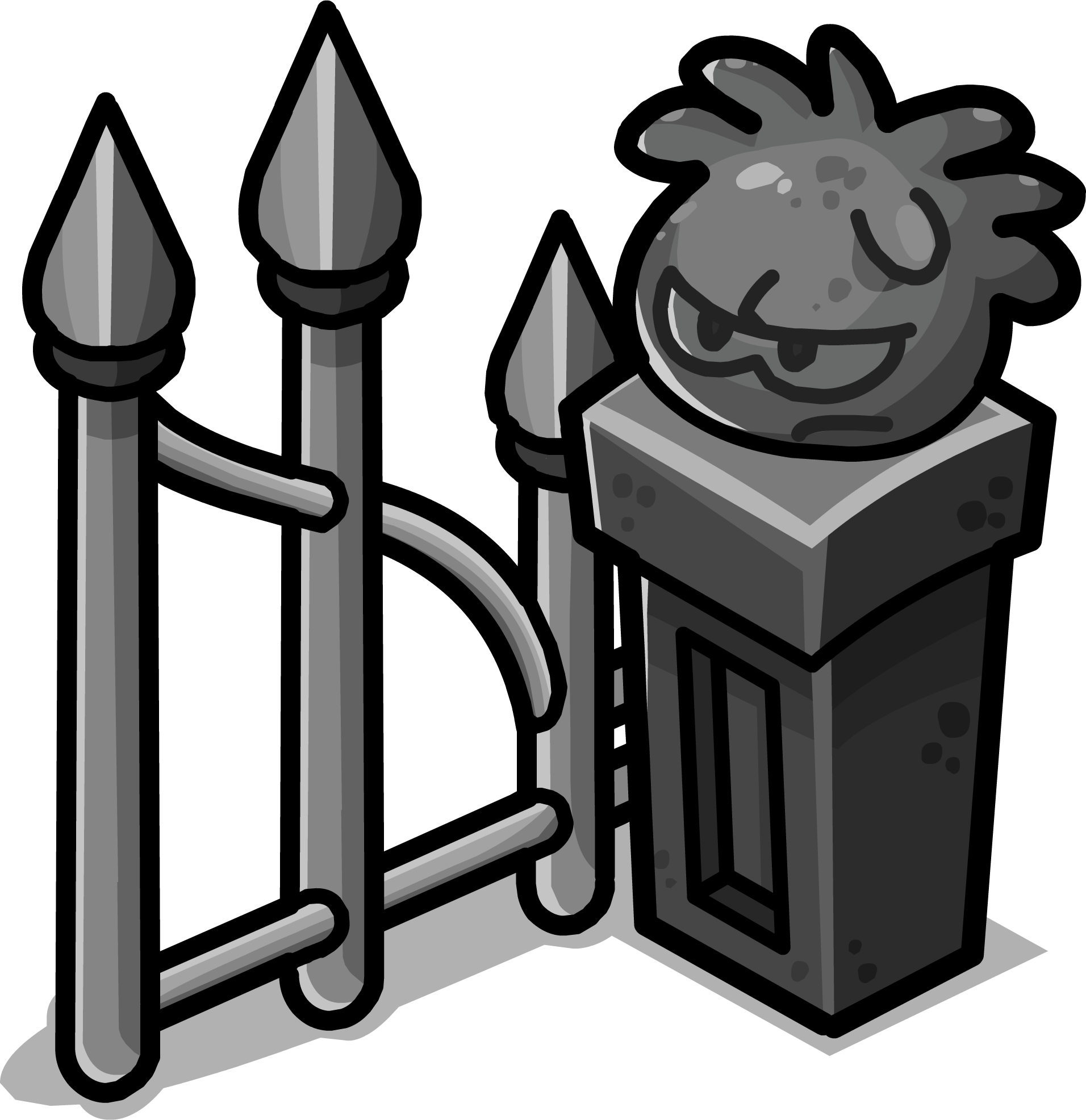 Graveyard Gate Sprite 001 - Graveyard Gate Sprite 001 - (1912x1972) Png ...