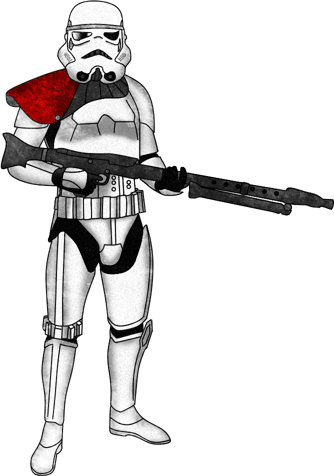 Stormtrooper Commander, Red Pauldron - Stormtrooper Red Commander ...
