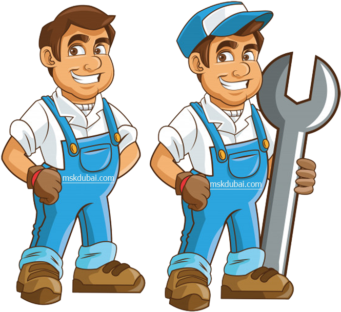 Professional Maintenance Service - Plumbing Cartoon - (750x750) Png ...