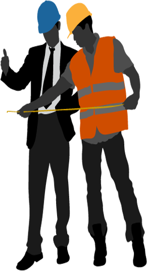Image - Construction Worker Vector Png - (290x555) Png Clipart Download