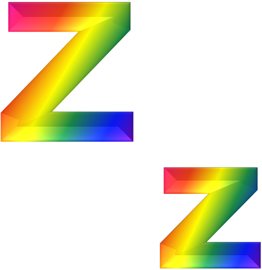 Letter Z Cliparts 4, Buy Clip Art - Rainbow Letter Z - (582x720) Png ...