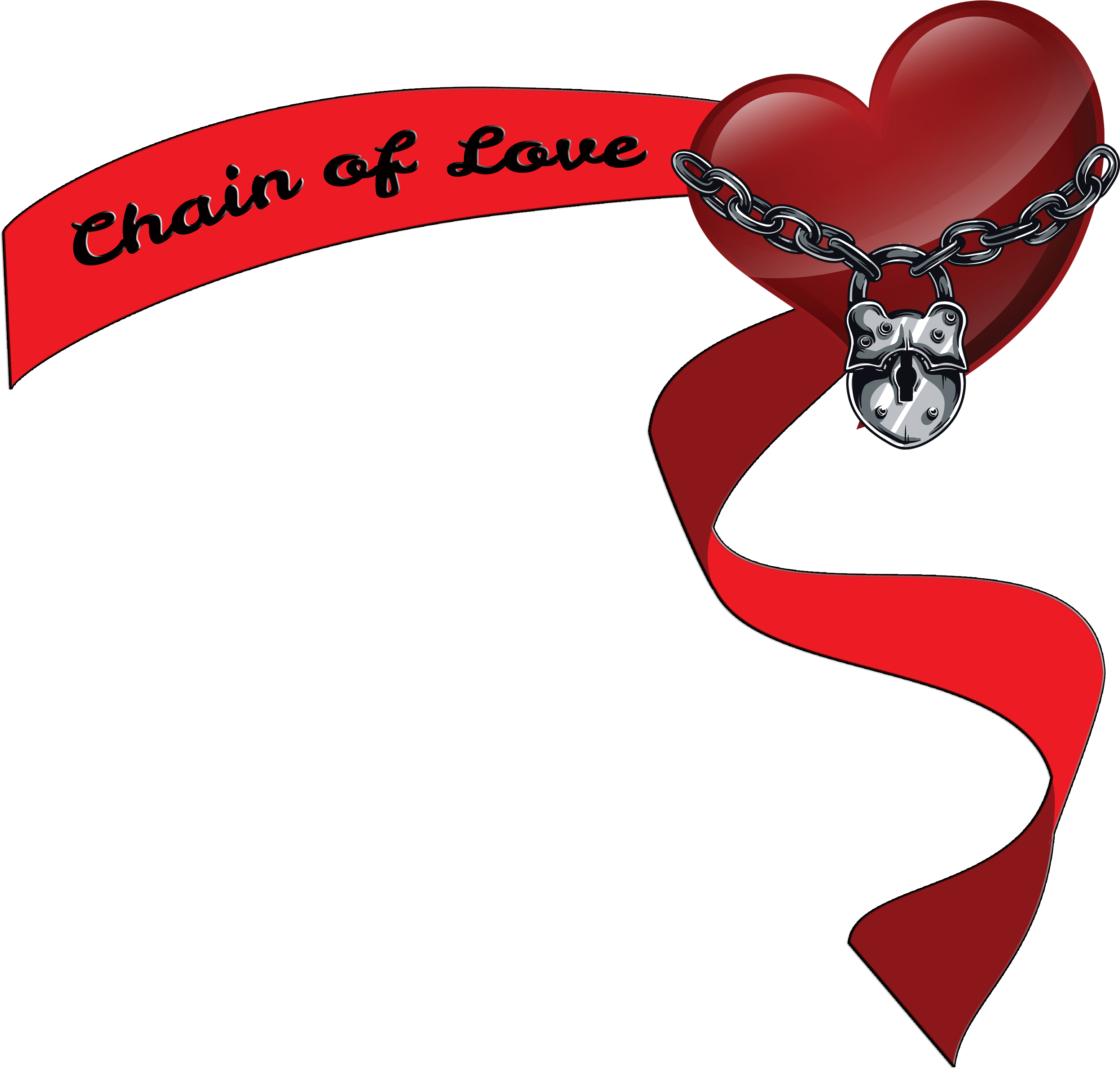 Take A Chance Chain Of Love Banner Logo - Chain Of Love - Full Size PNG ...