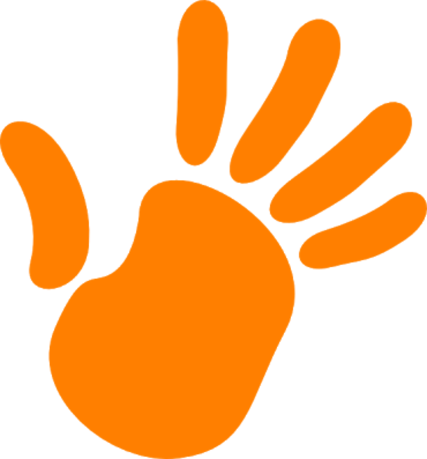 Hands Clip Art - High Five Hand Png - (616x661) Png Clipart Download