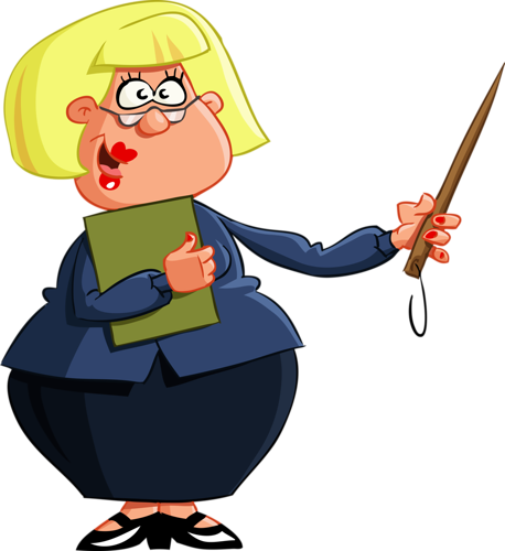 Cartoon School Principal