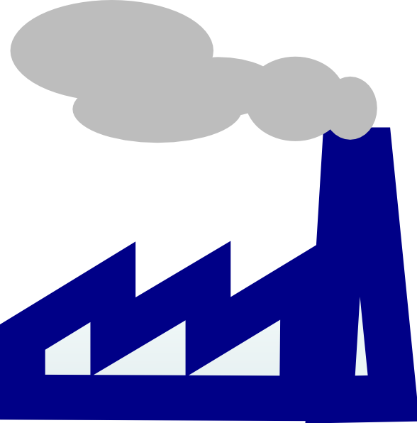 Factory Clip Art At Vector Clip Art - Factory Clipart Png - (588x596 ...