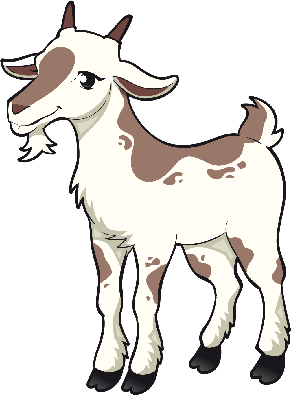 Goat Sheep Clip Art - Three Billy Goats Gruff Clipart - Full Size PNG ...