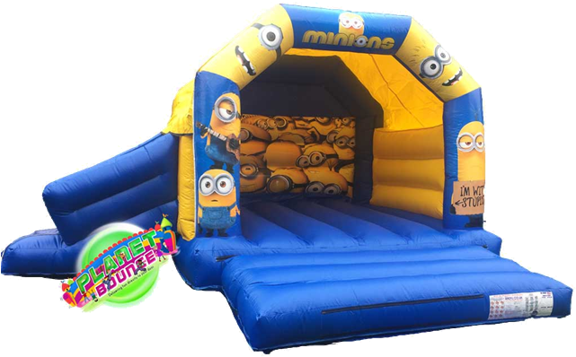 Minions Castle & Slide Combo Surrey - Castle - (640x427) Png Clipart ...