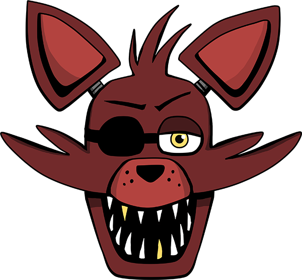 Foxy Head By Kaizerin - Five Nights At Freddy's Foxy Face - (600x555 ...