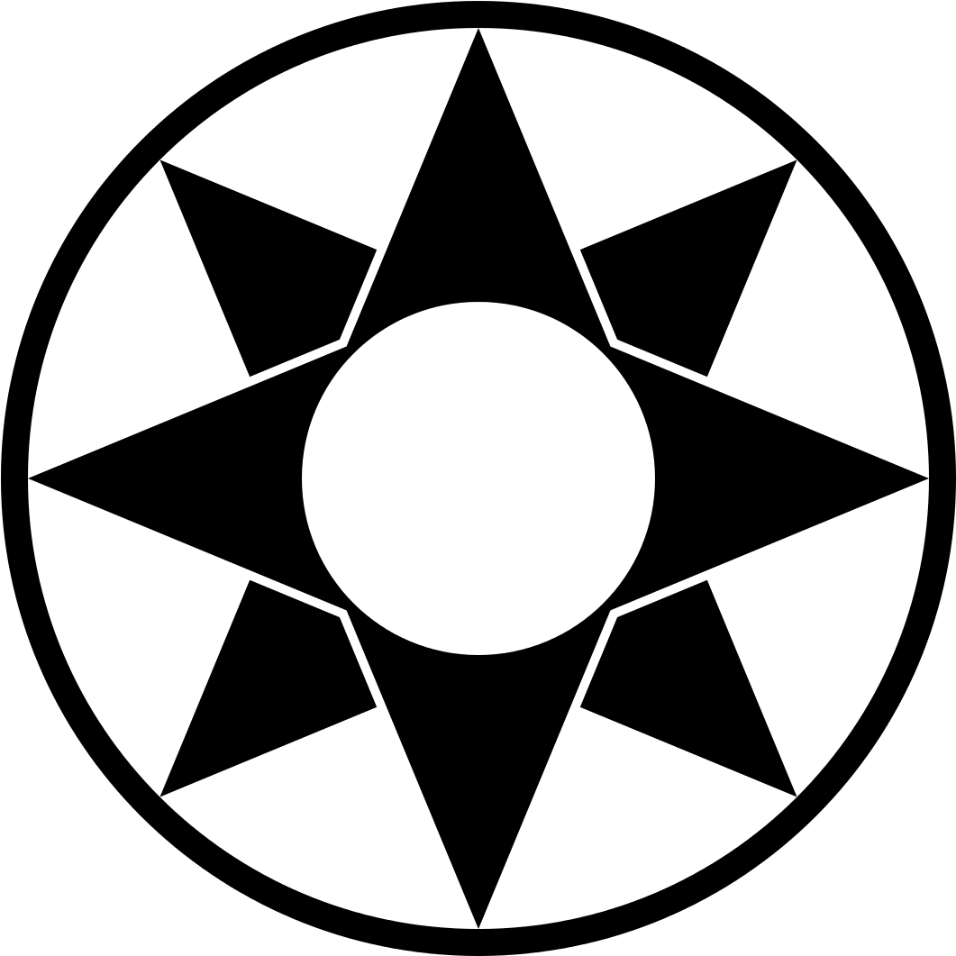 Ishtar Star Symbol Simplified Filled - Star Of Ishtar Png - (1179x1179 ...