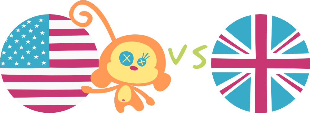 American English Vs British English - Translation - (1000x365) Png ...