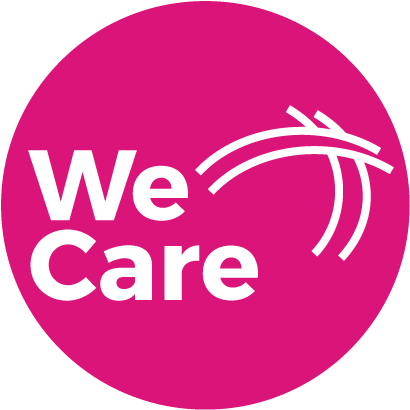 We Care Logo Png - (417x417) Png Clipart Download