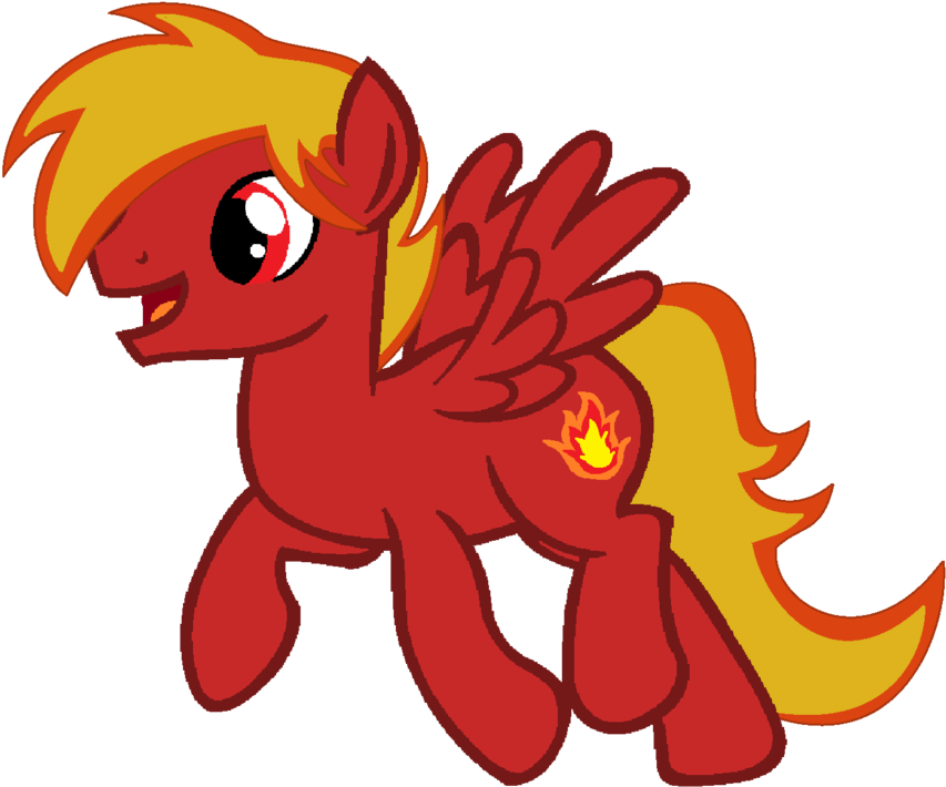 New Male Pegasus Oc- Fire Flame By Spiritualpresence - My Little Pony ...
