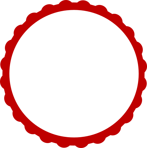 Red Circle Frame Clipart - (594x600) Png Clipart Download