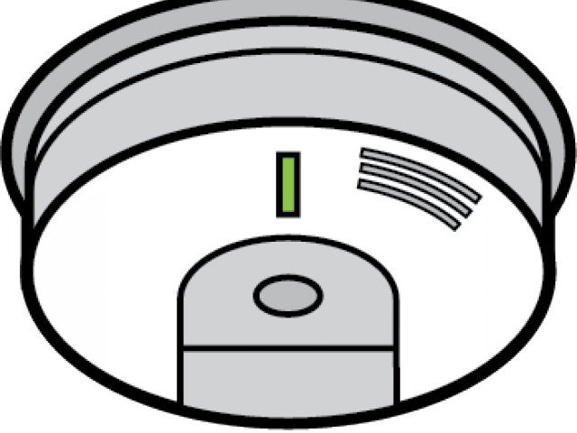 Smoke Detector Cliparts - Smoke Alarm Clip Art - (640x480) Png Clipart ...