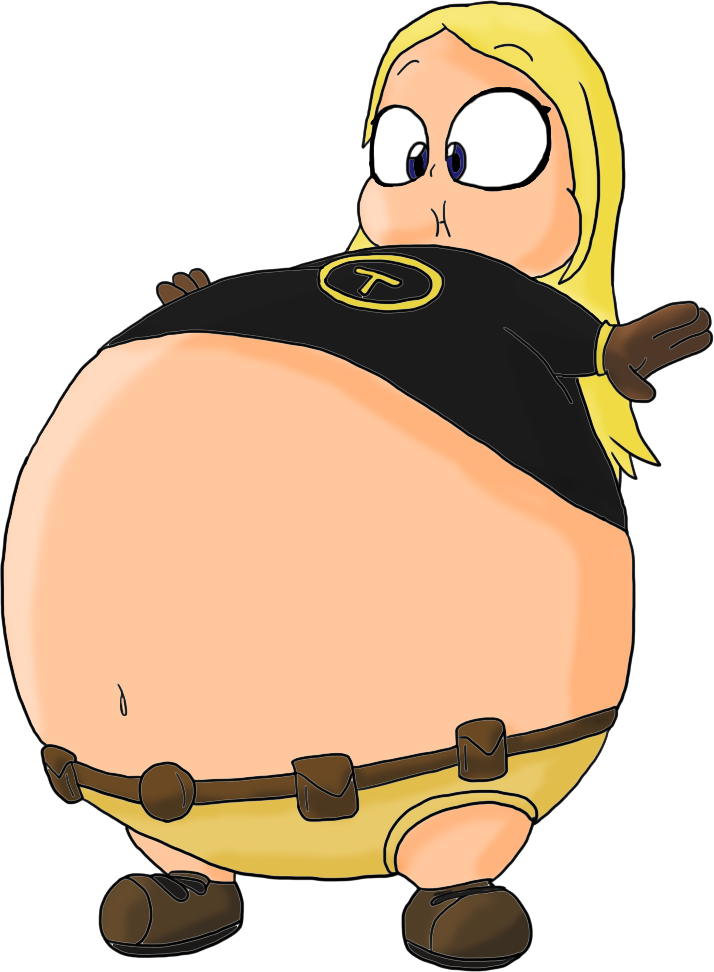 Terra Bloated By Juacoproductionsarts - Fat Terra From Teen Titans ...