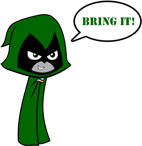 Green Raven By Eternalsaber - Green Raven Teen Titans Go - (500x500 ...