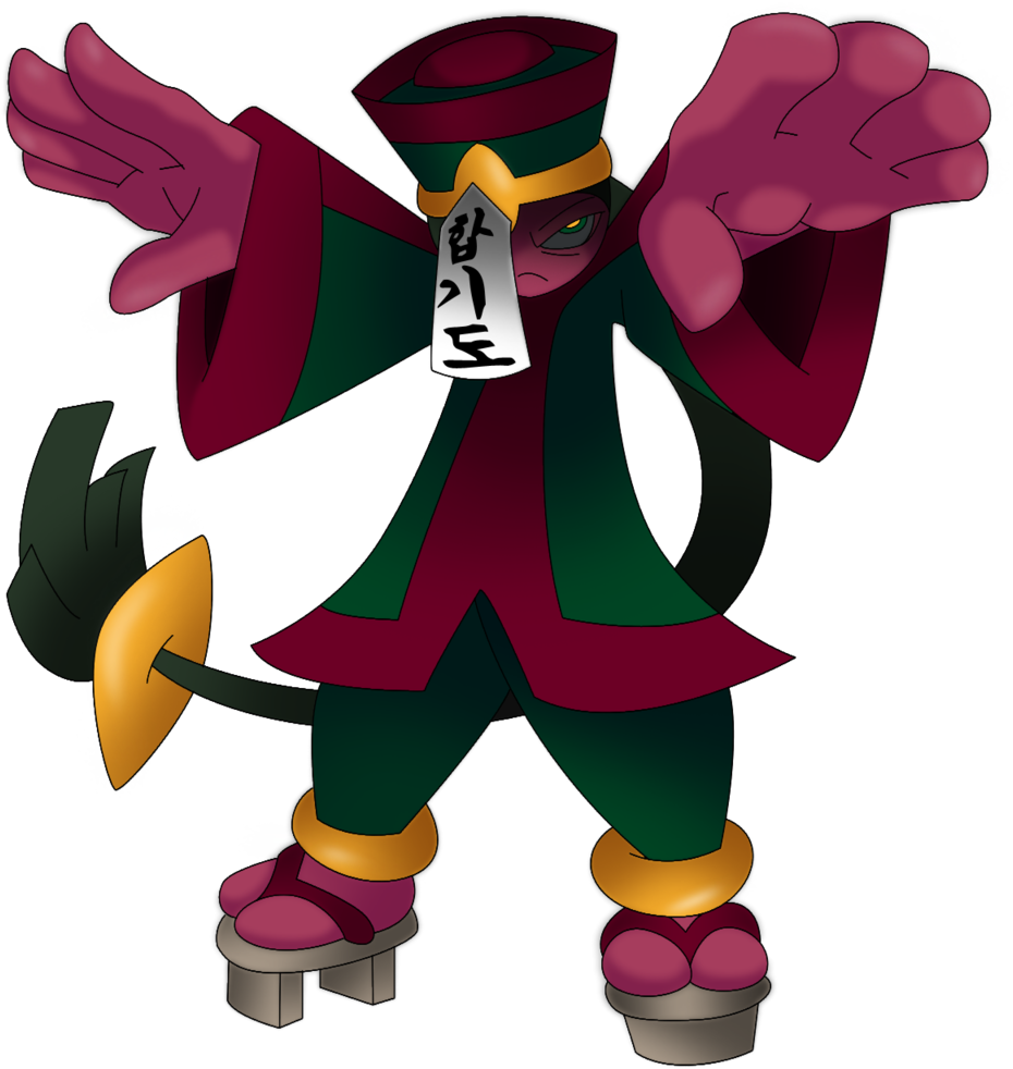 The Leaping Dead By That One Leo - Death Fakemon - (1024x1024) Png ...