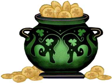 Pot Of Gold Drawing - St Patrick's Day Paintings - (400x400) Png ...