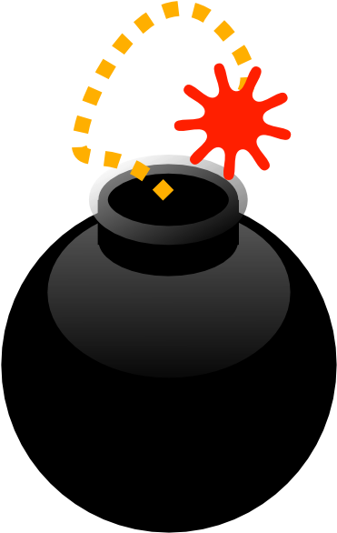 Exploding Bomb Gif Animated - (500x792) Png Clipart Download