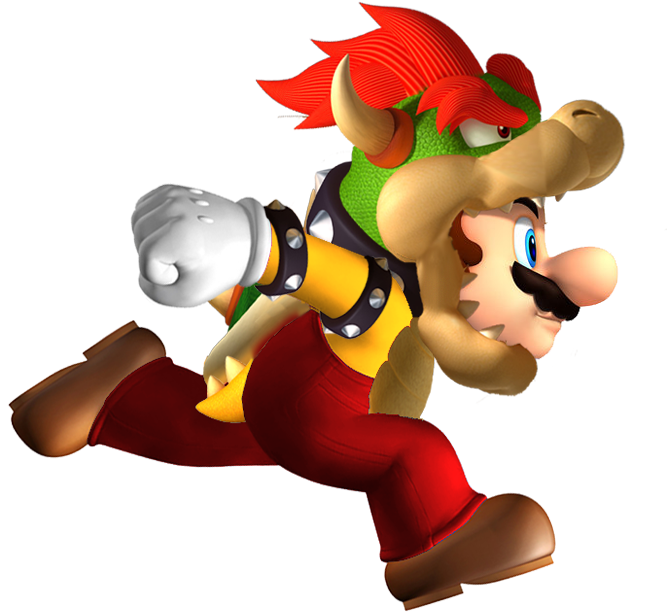 Bowser Mario, Other - Bowser Mario Power Up - (760x700) Png Clipart ...