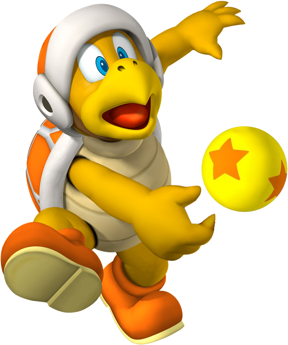 Ball Bro - - Super Mario Bros - (1085x1273) Png Clipart Download