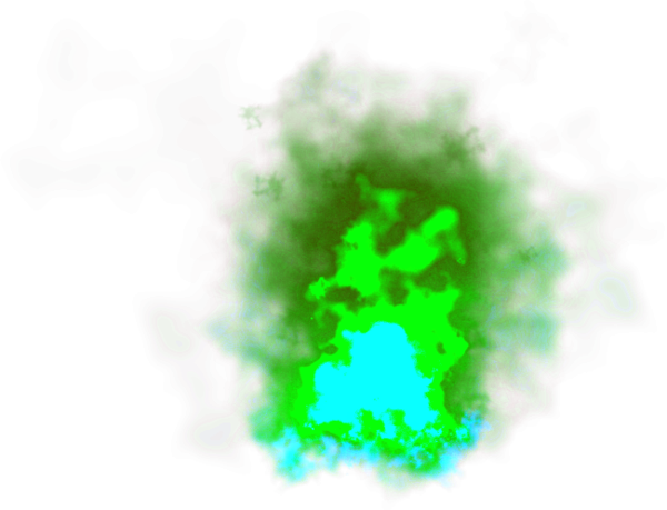 Green Flame Png Emerald Fire By Deathn - Purple Fire Png - (600x459 ...