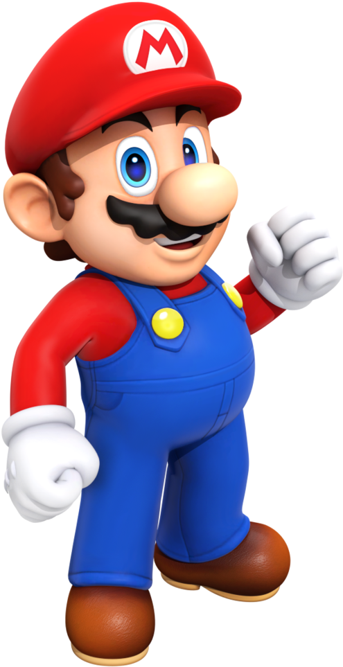 Mario Bros - Super Mario Render Png - (1024x1024) Png Clipart Download