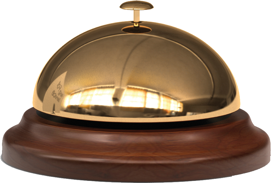 Concierge Desk Bell Clip Art - Customer Service Bell Png - (1025x689 ...