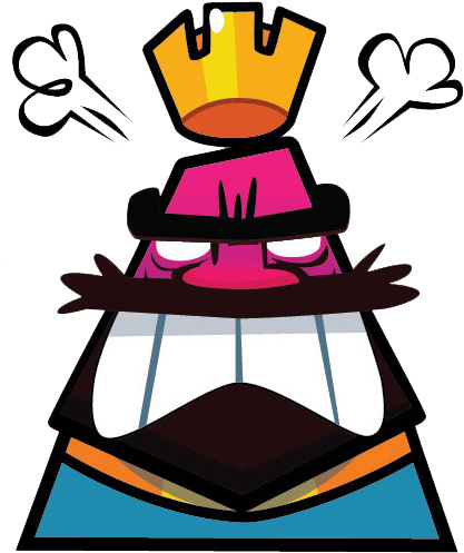 Angry Face - Do Clash Royale Emotes - (434x519) Png Clipart Download