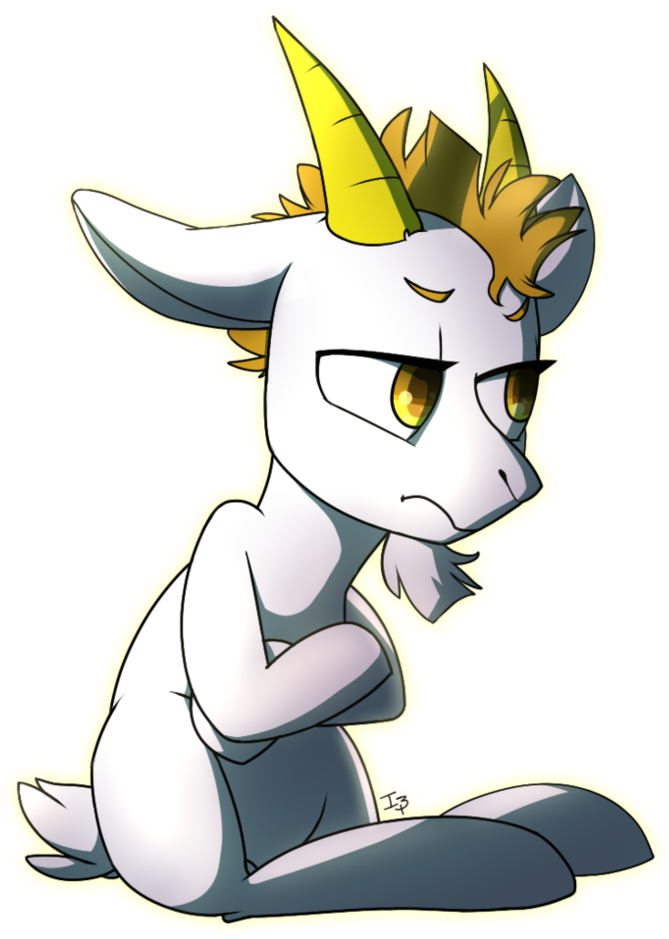 Grumpy Goat Cj By Brownie97 - Grumpy Goat Cartoon - (785x1018) Png ...