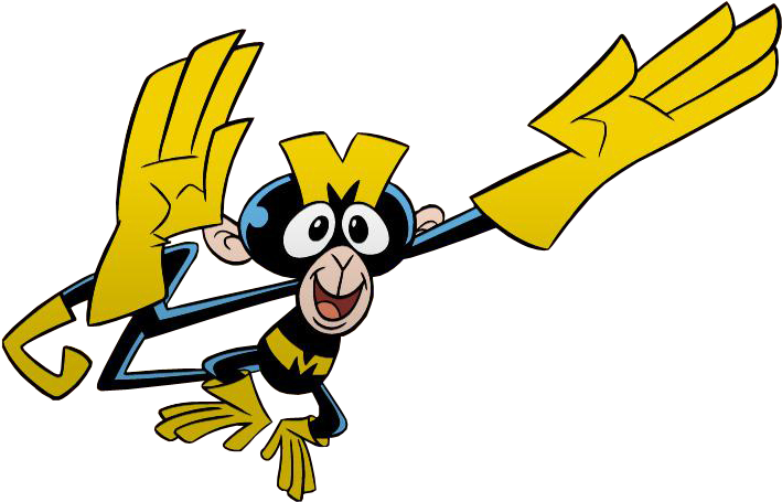 Monkey - Dexter Lab Justice Friends - (735x481) Png Clipart Download