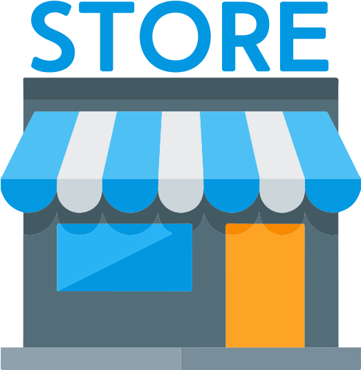 Retail Shops - Retail Store Vector Png - (600x600) Png Clipart Download