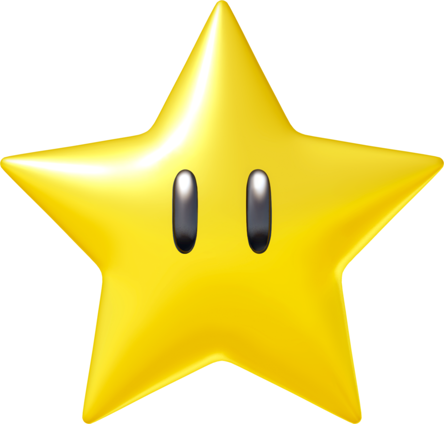 Starmk8 By Bangjang96 - Mario Star - Full Size PNG Clipart Images Download