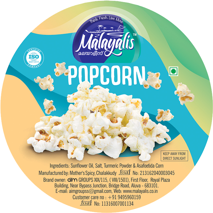 Popcorn - Water - (827x834) Png Clipart Download