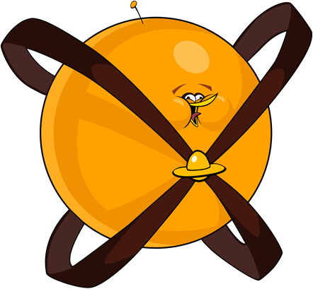 Orange 64 - Angry Birds Space Orange Bird - (442x409) Png Clipart Download