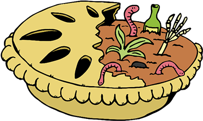 Gobblin Gobblins -worm Pie - Worm Pie Clip Art - Full Size PNG Clipart ...