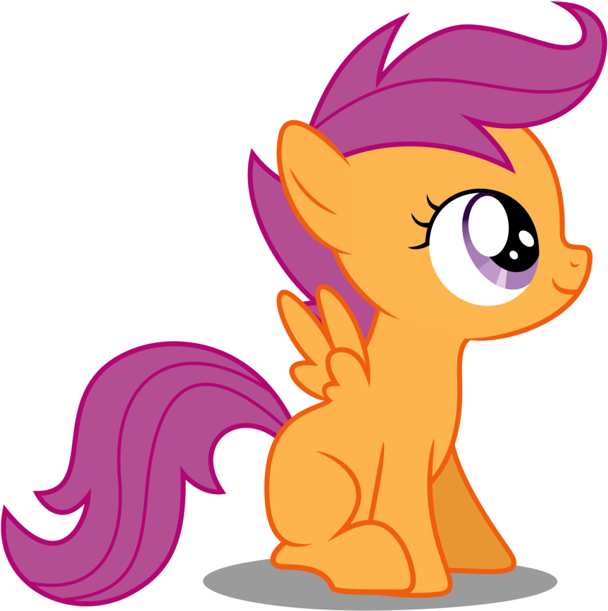 Vector - Mlp Base Scootaloo - (896x891) Png Clipart Download