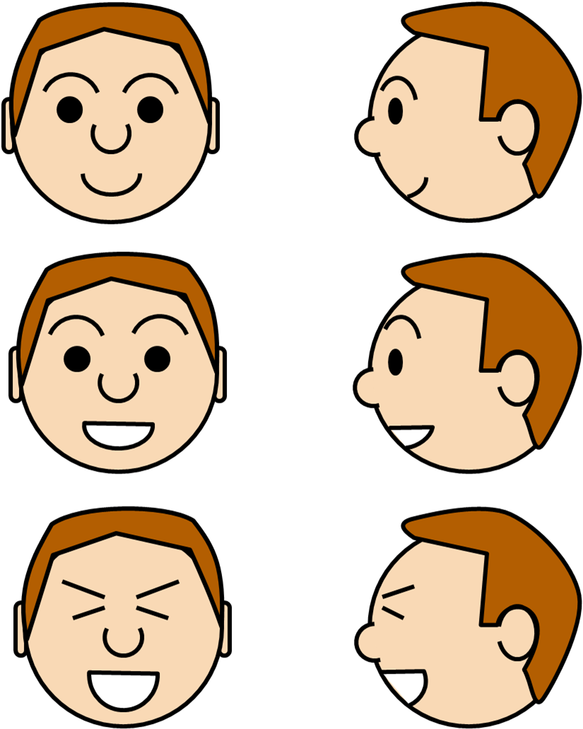 Images For Face Expressions Clipart - Facial Expression - (962x1141 ...