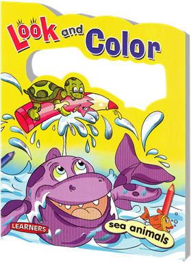 Picture Of Look And Color - Sea Animals - (400x400) Png Clipart Download