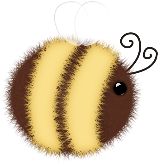 Clip Art - Bee - (510x520) Png Clipart Download