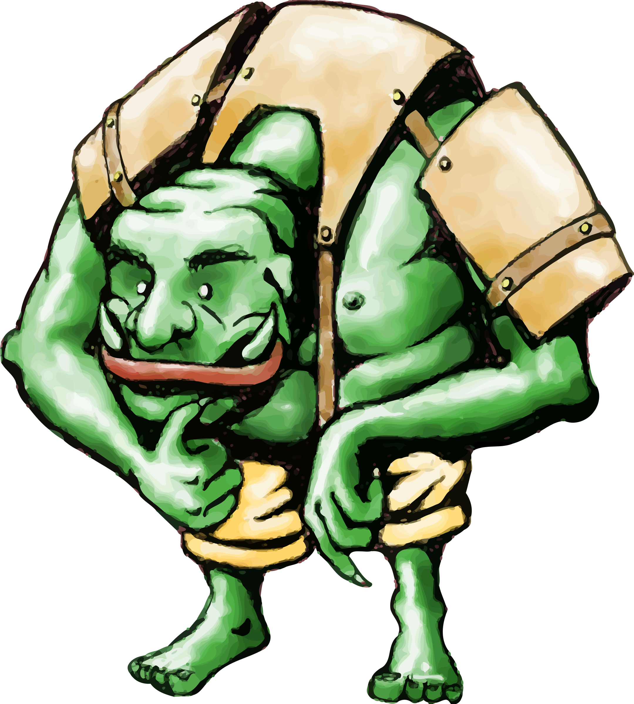 Png - Cartoon Ogre Png - (2159x2400) Png Clipart Download