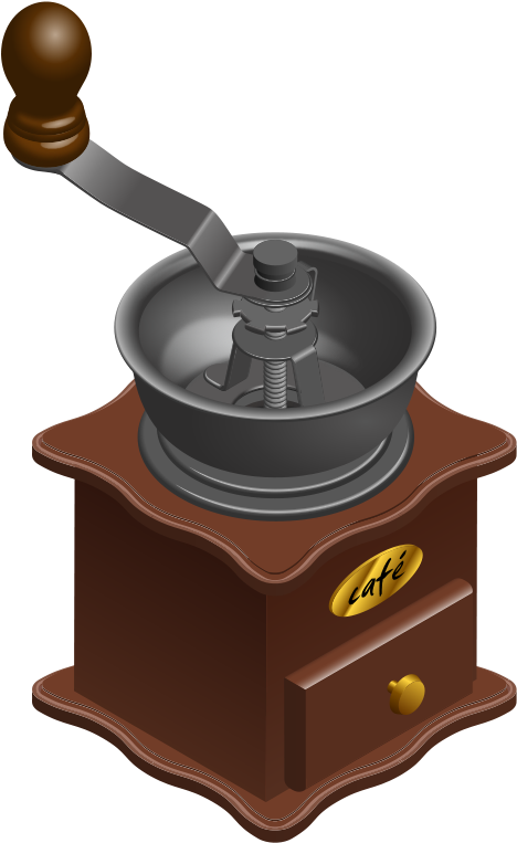 Free Manual Coffee Grinder Clip Art - Coffee Mill Animated Gif ...