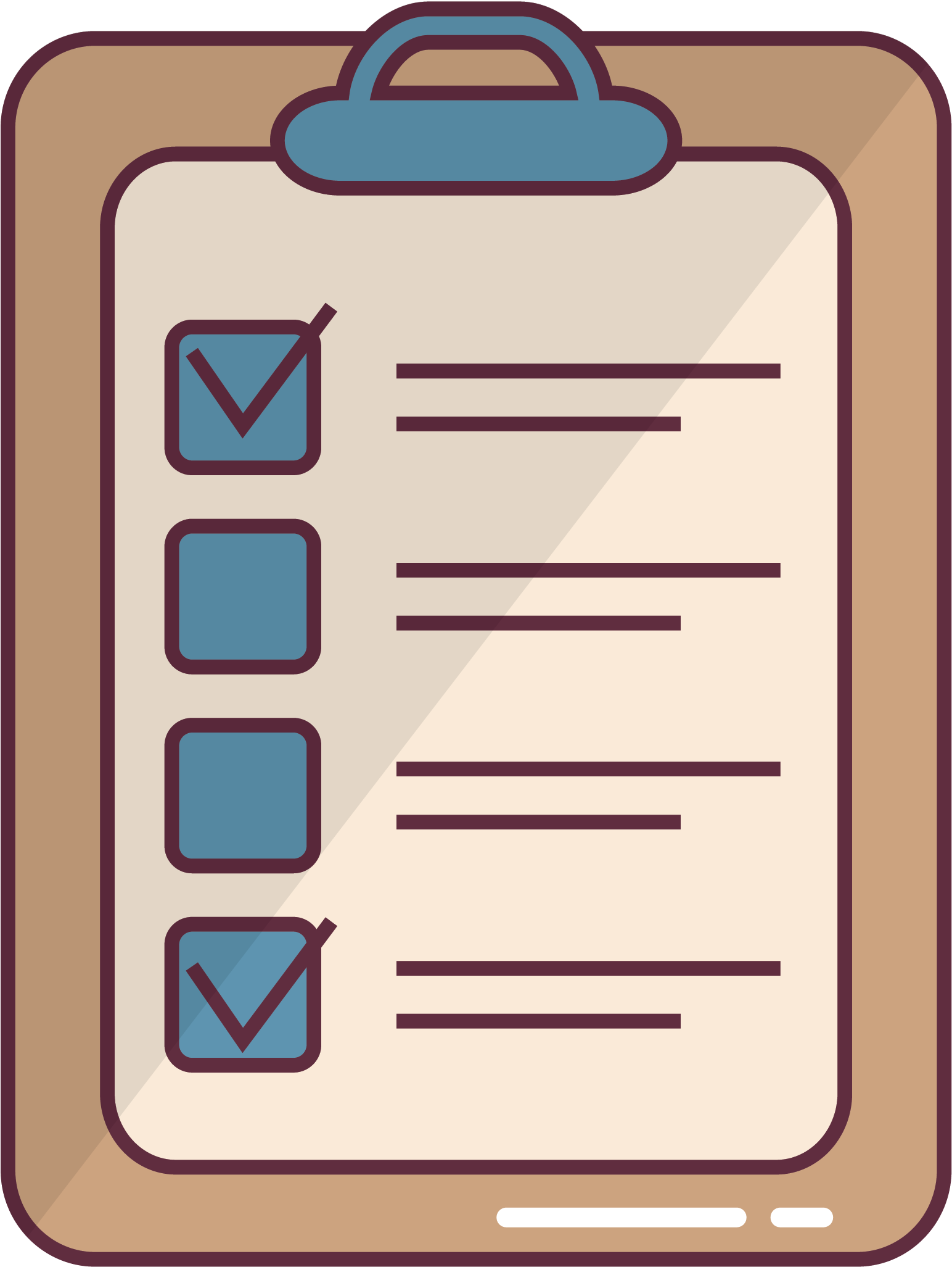 Checklist - Checklist Cartoon Png - Full Size PNG Clipart Images Download