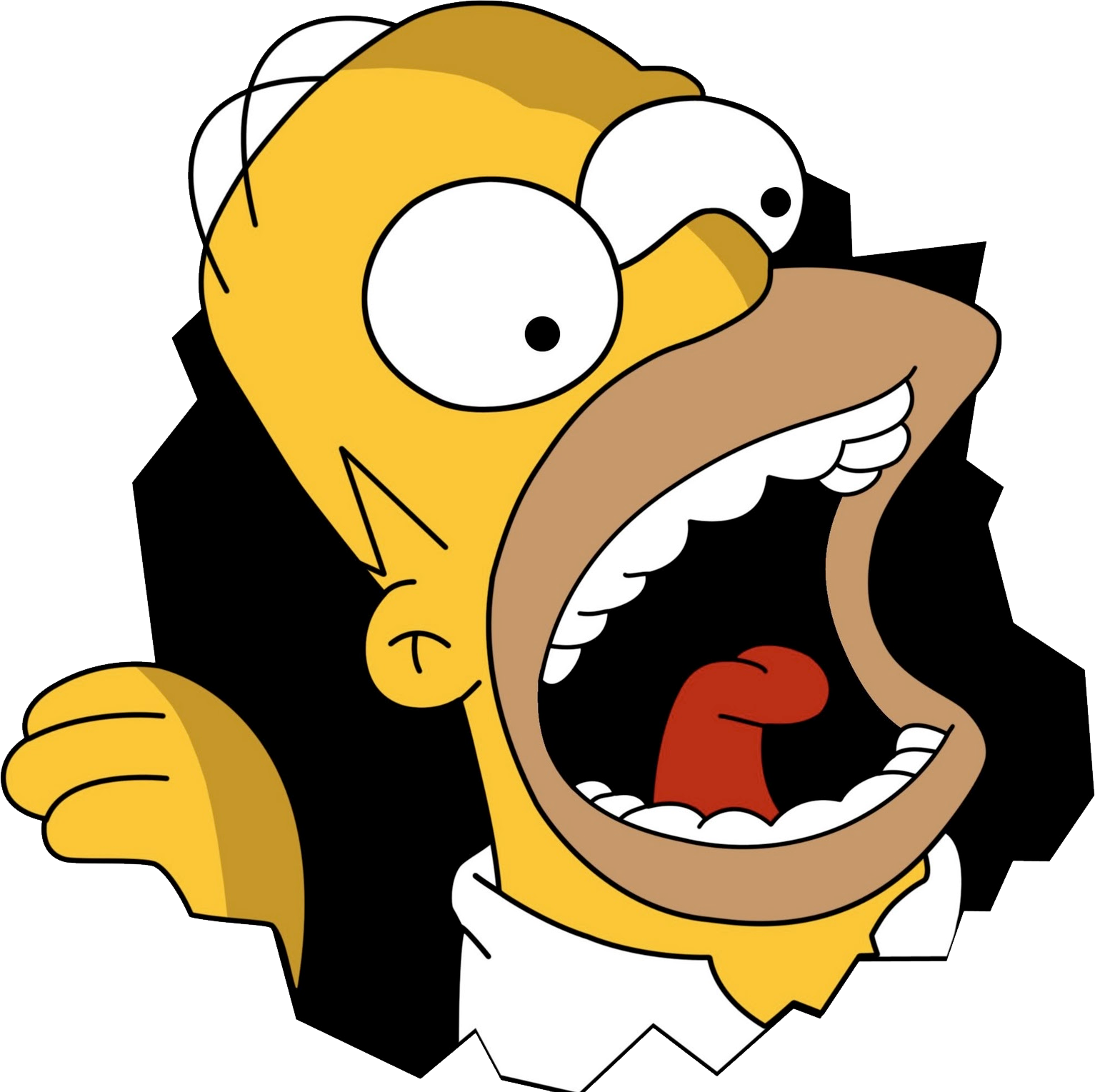 Homer Simpson Png - Homero Simpson Png - (1533x1529) Png Clipart Download