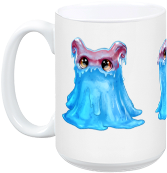 Slime Character Sheet Mug - Process Is My Valentine Mug - (384x408) Png ...