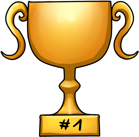 Drawn Trophy 1st Place - First Place Background Png - (600x600) Png ...