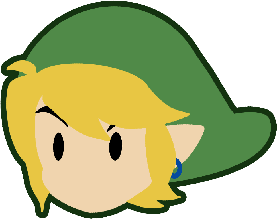 Link Head By Twin-gamer - Link Legend Of Zelda Transparent Head ...