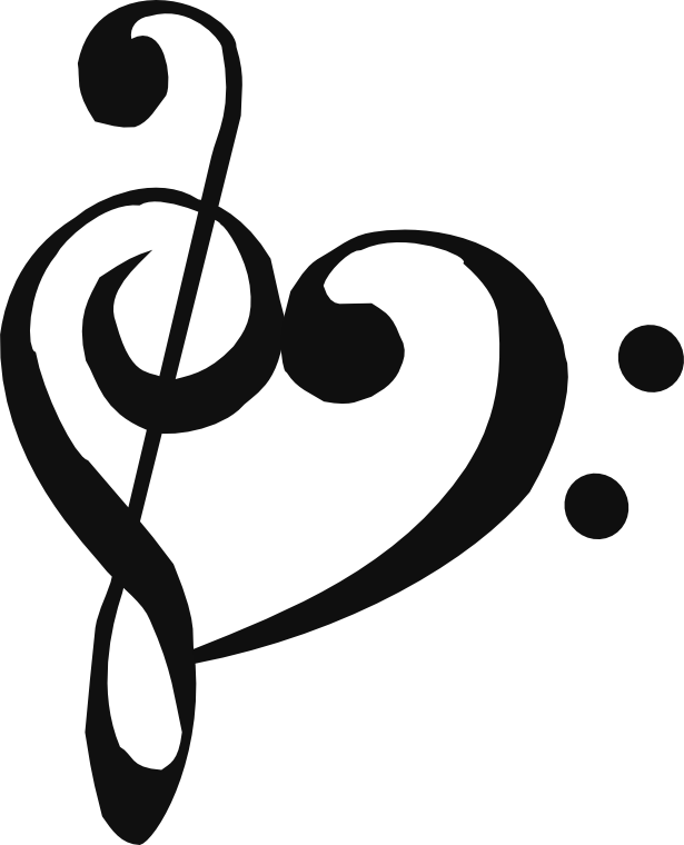 Heartsong's Cutie Mark By Kilecroc - Treble Clef Bass Clef Heart ...