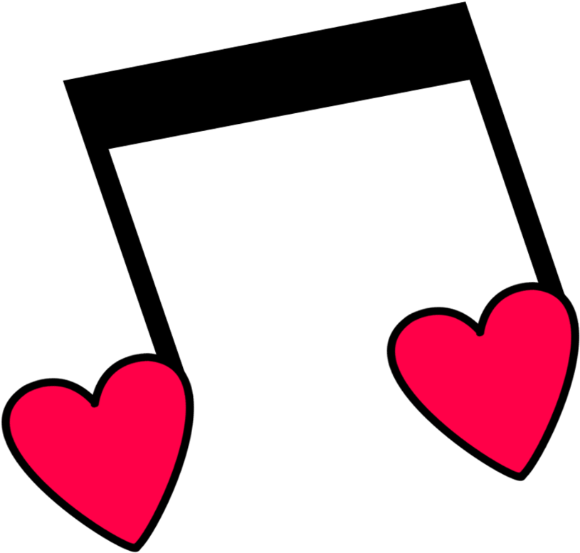 Cutiemark Music Notes By Viexy - Heart - (894x894) Png Clipart Download